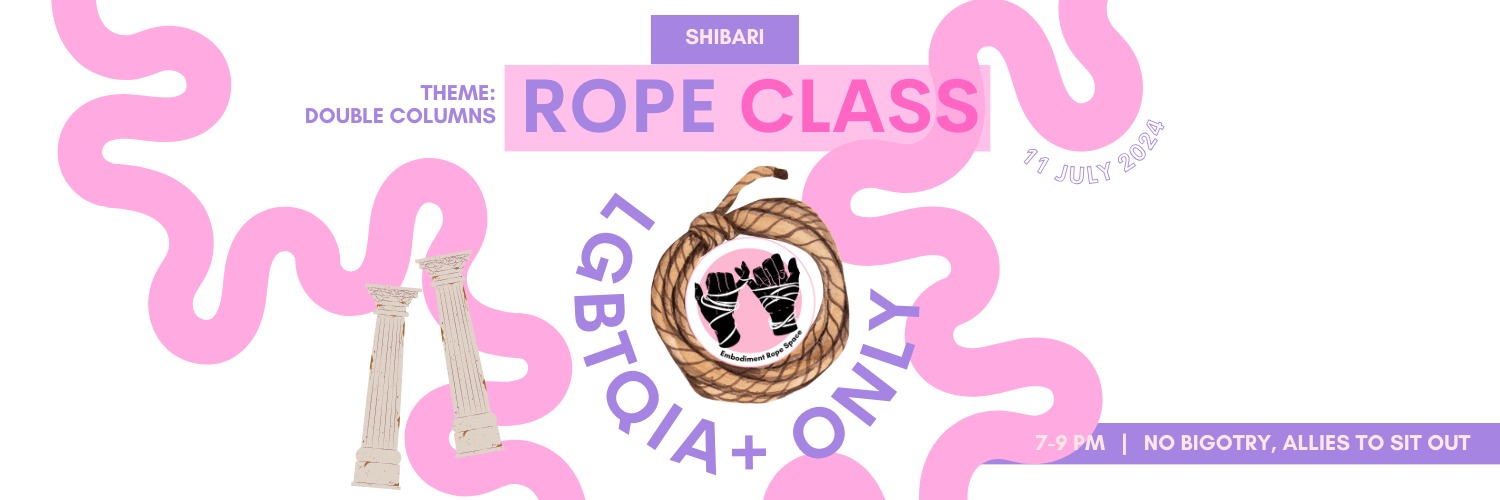 Book tickets for Shibari Rope Class | LGBTQIA+ Only | Double Columns ...