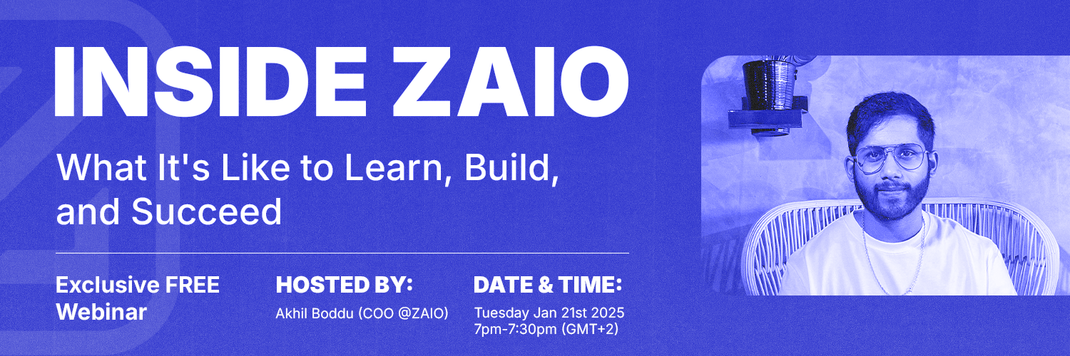 Book tickets for Inside Zaio: What It's Like to Learn, Build, and Succeed