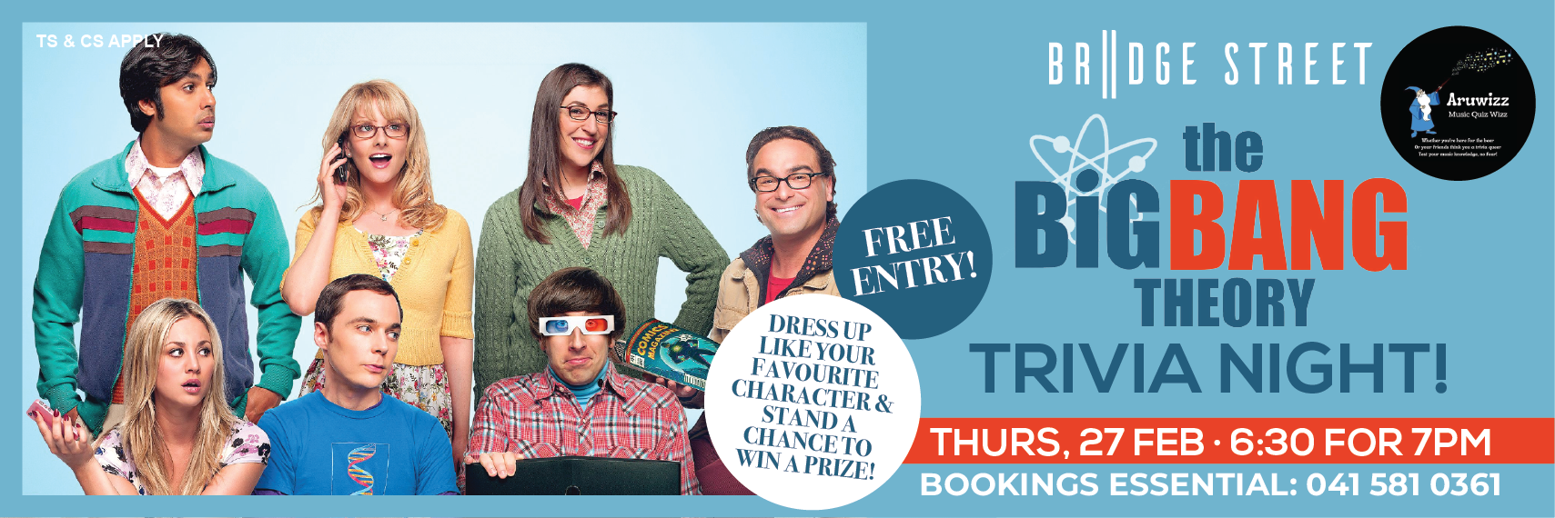 Book tickets for Big Bang Theory Trivia Night