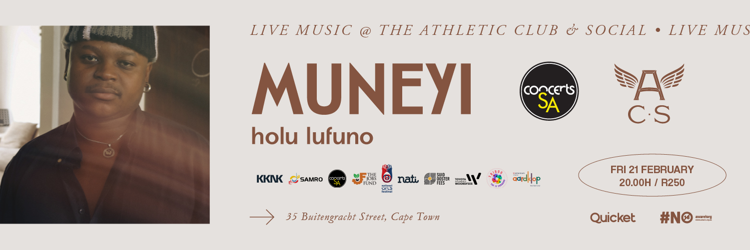 Book tickets for Muneyi .... holu lufuno