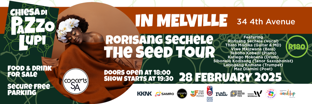 Book tickets for Rorisang Sechele The Seed Tour