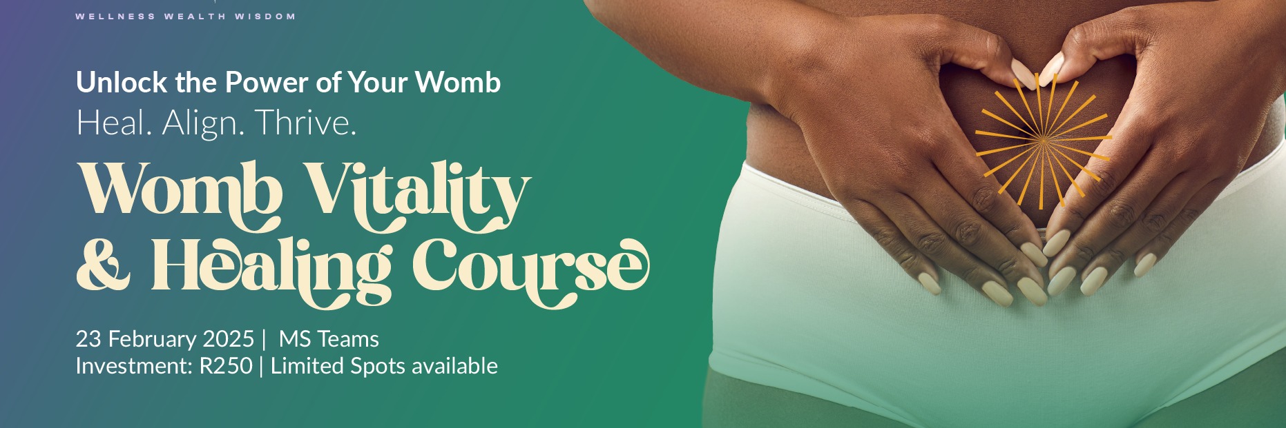 Book tickets for Unlock the Power of your Womb: Womb Healing & Vitality