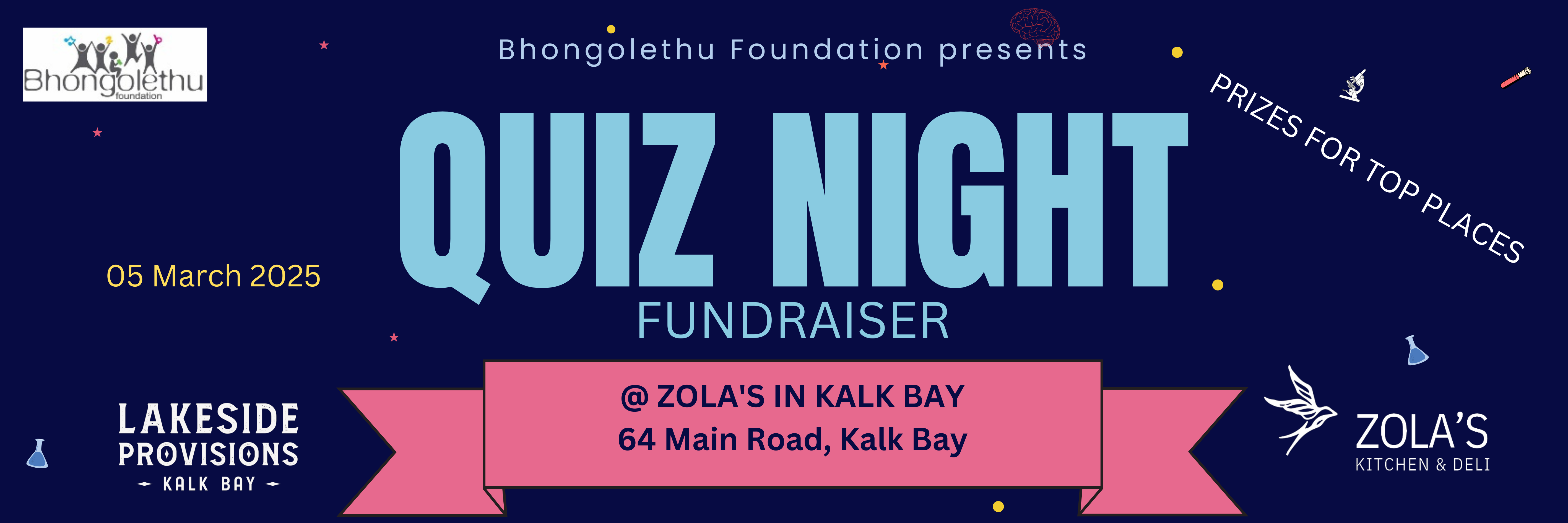 Book tickets for Quiz Night Fundraiser