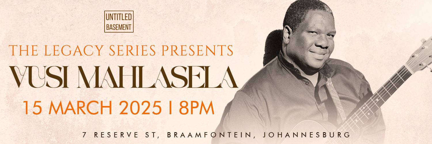 Book tickets for The Legacy Series presents Vusi Mahlasela