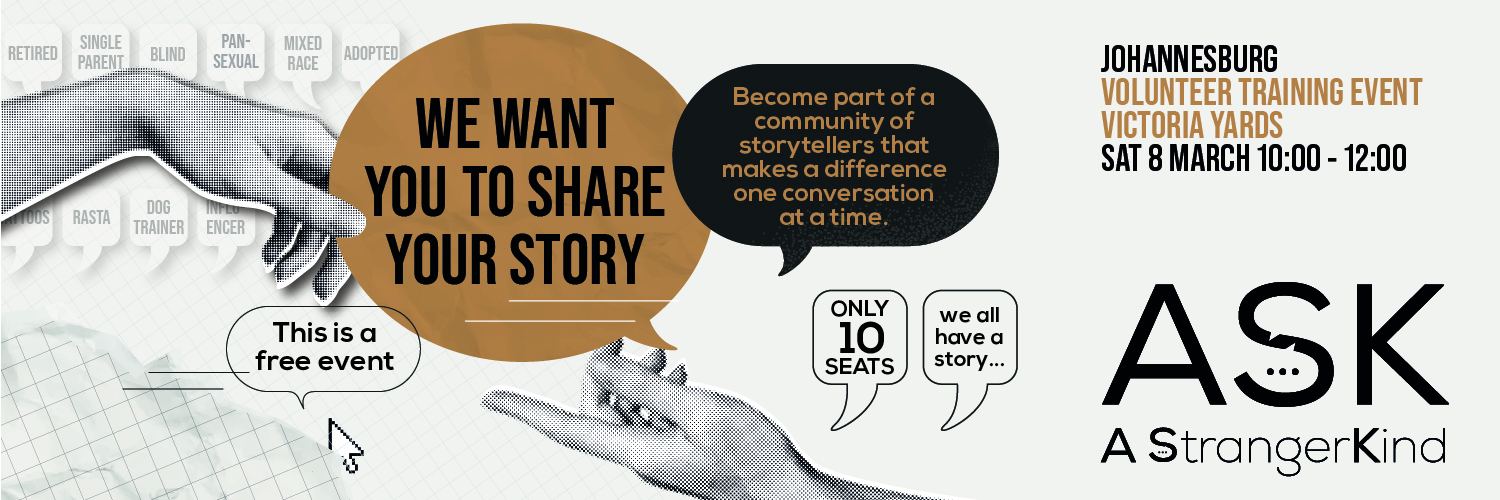 Book tickets for ASK Joburg Storyteller Volunteer Training
