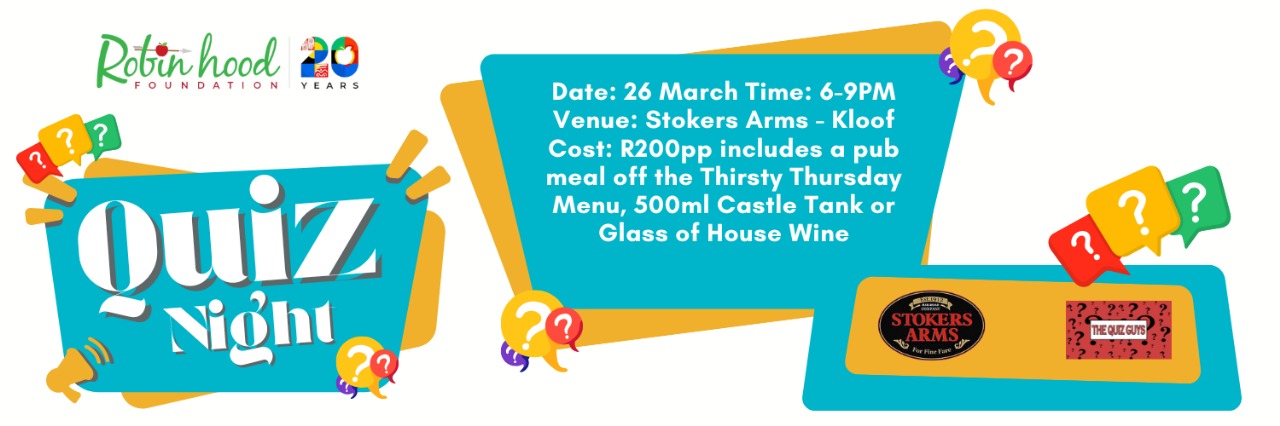 Book tickets for Robin Hood Quiz night