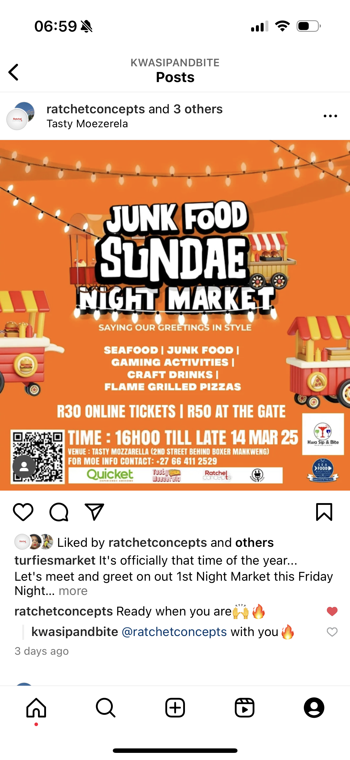 Book tickets for Junk Food Sundae(Night Market)