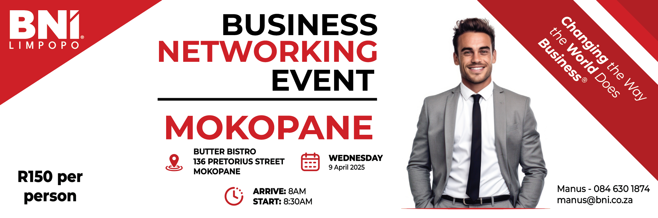 Book tickets for BNI Business Networking Event