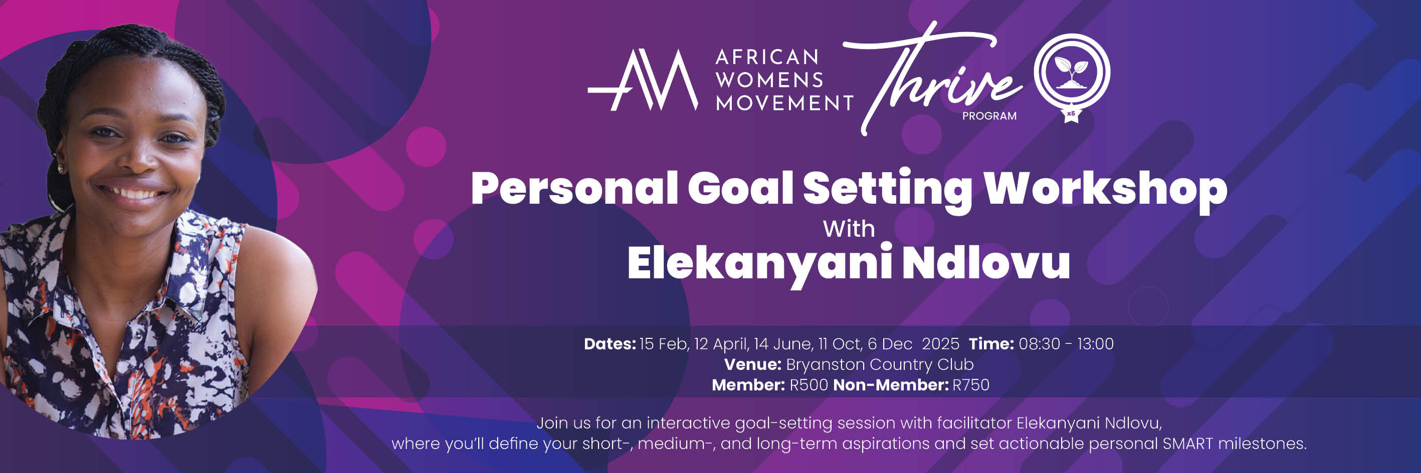 Book tickets for Thrive Program™: Personal Goal Setting Workshop