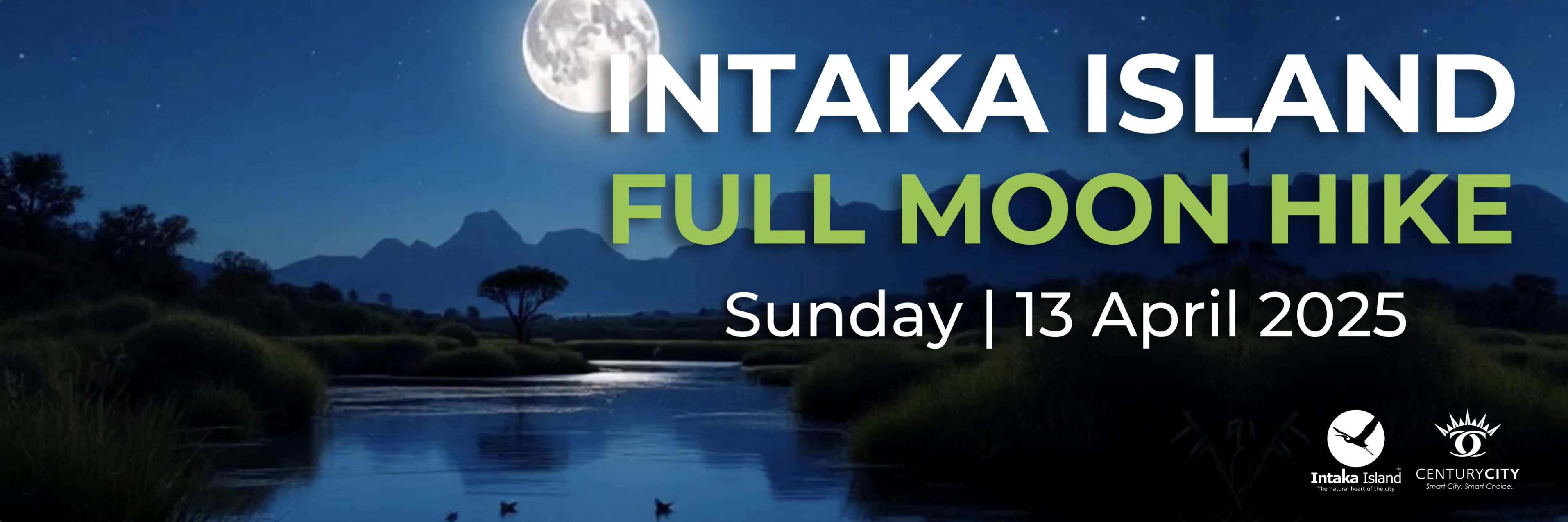 Book tickets for Intaka Island Full Moon Hike