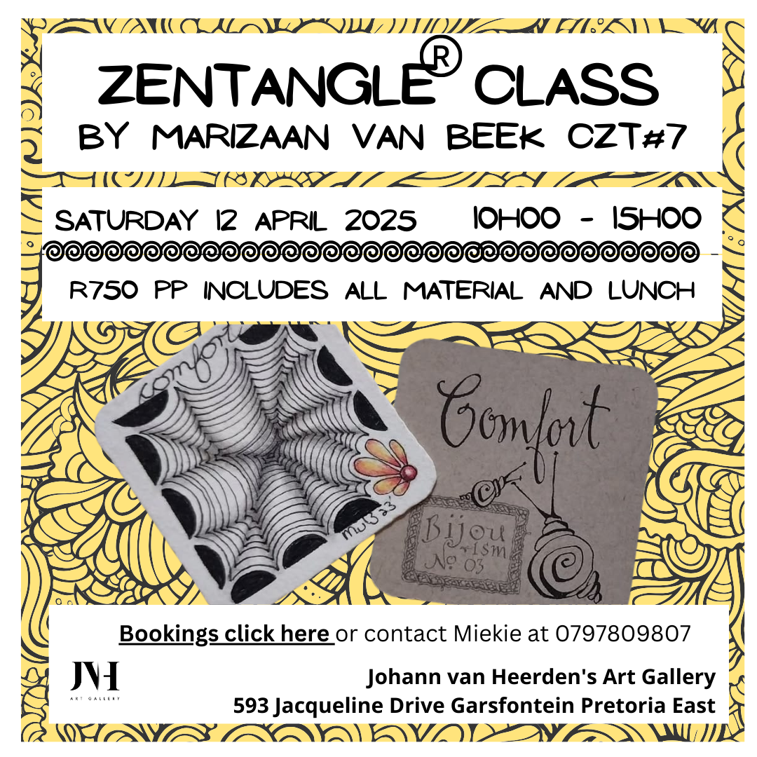 Book tickets for Zentangle Class