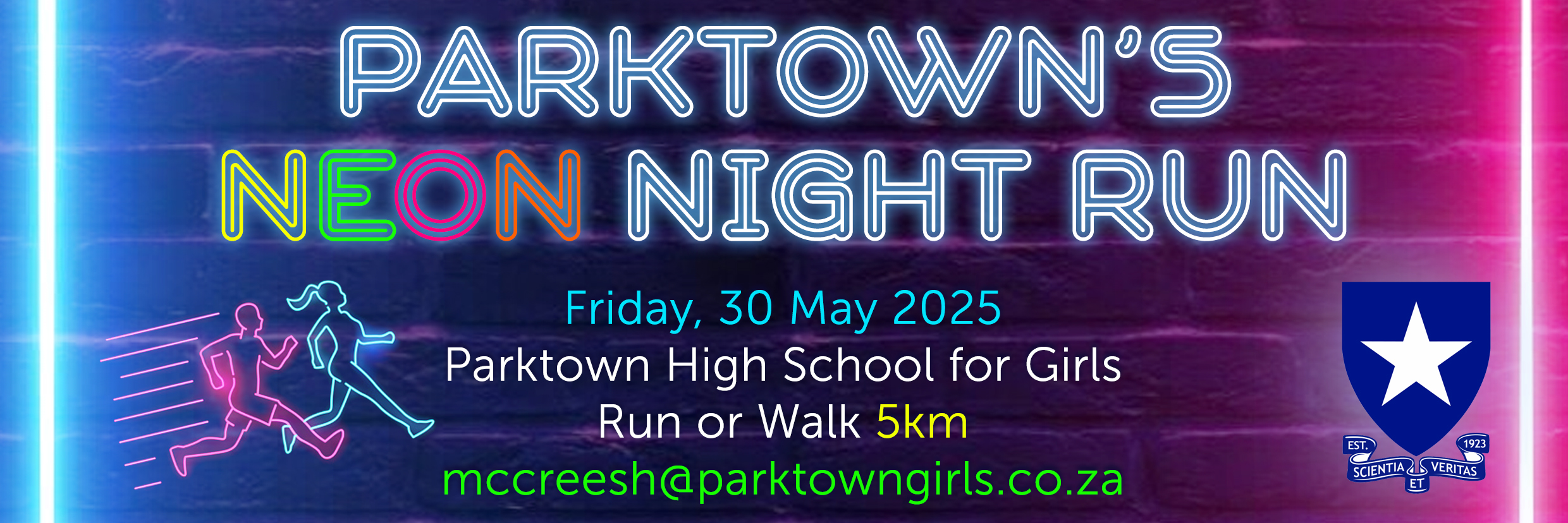 Book tickets for Parktown NEON Night Run