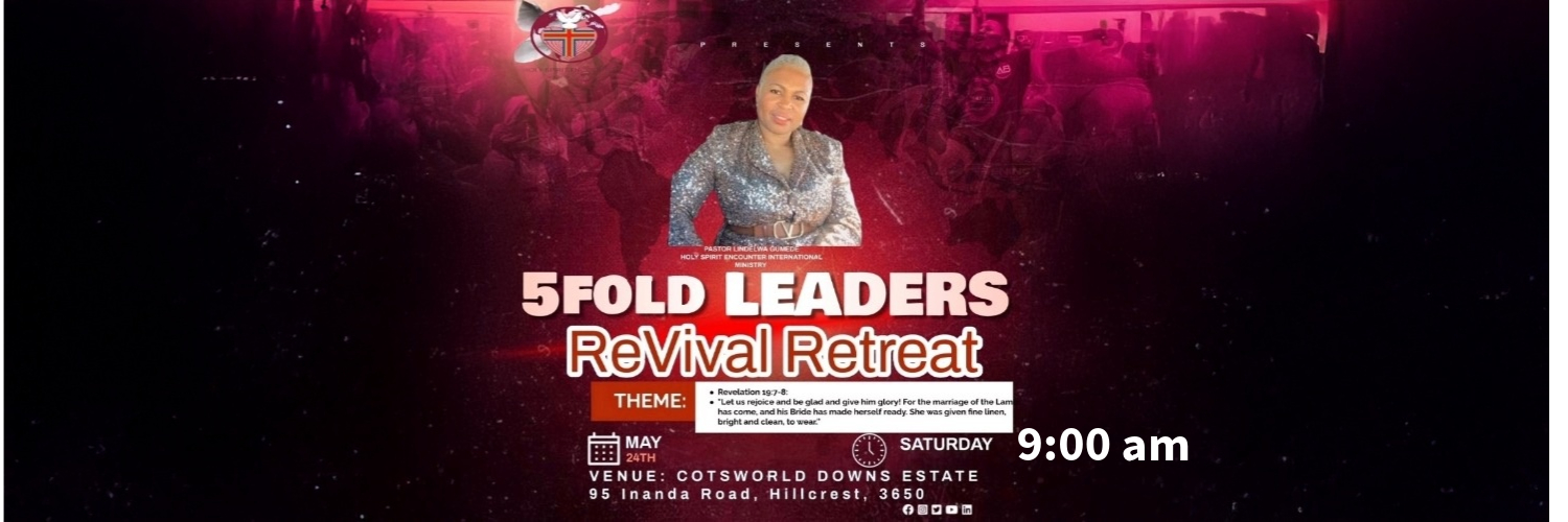 Book tickets for 5FOLD LEADERS REVIVAL RETREAT