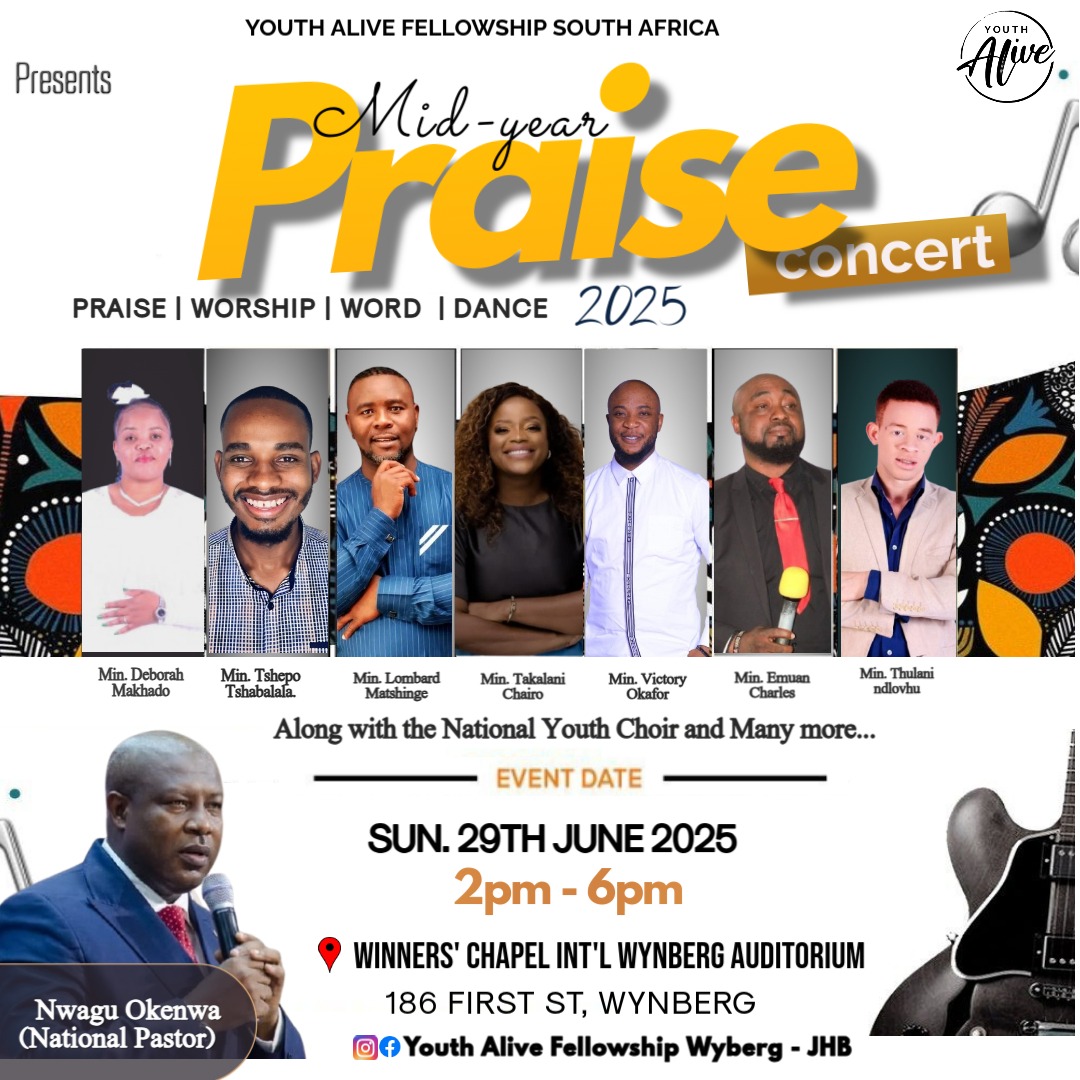 Book tickets for National Mid Year Praise Concert