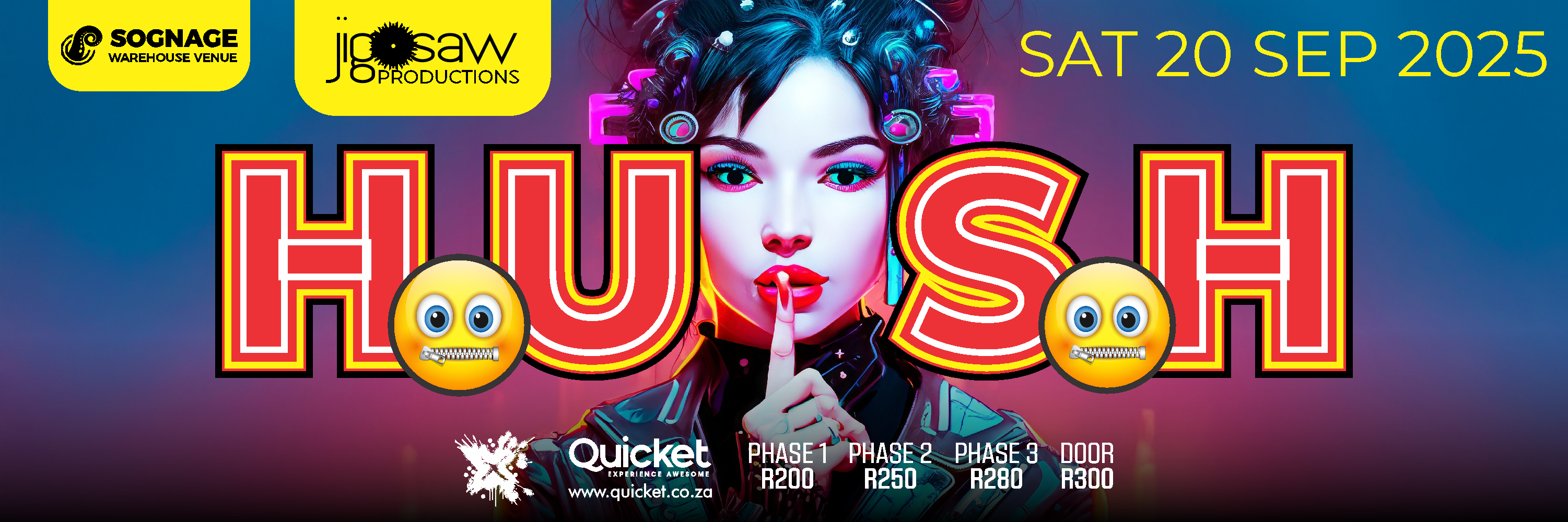 Book tickets for H.U.S.H