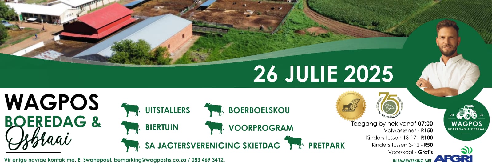 Book tickets for Wagpos Boeredag & Osbraai