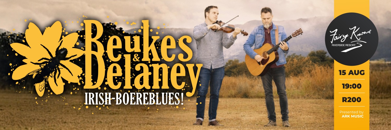 Book tickets for Beukes & Delaney: Irish-Boereblues! live in Wilderness