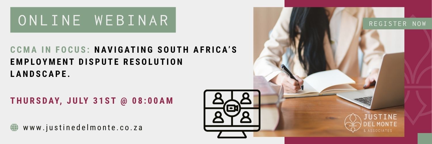Book tickets for CCMA in Focus: Navigating South Africa's Employment ...