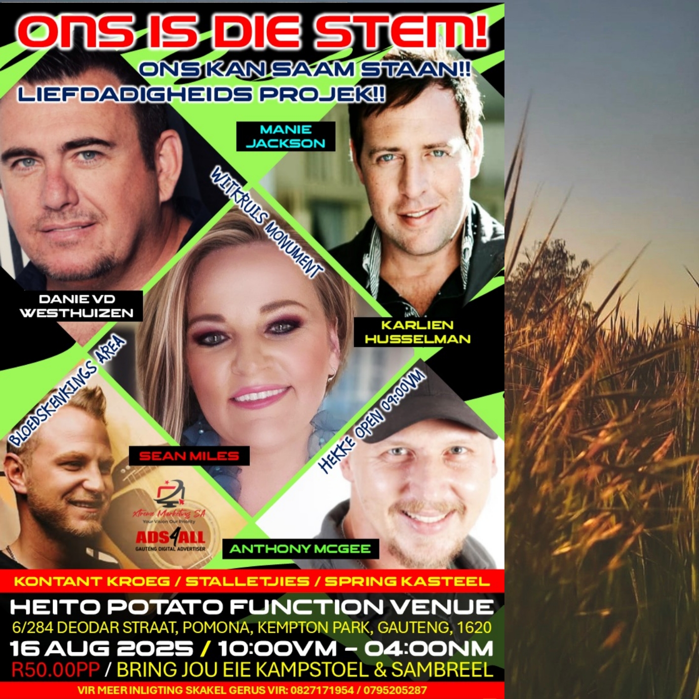 Book tickets for ONS IS DIE STEM