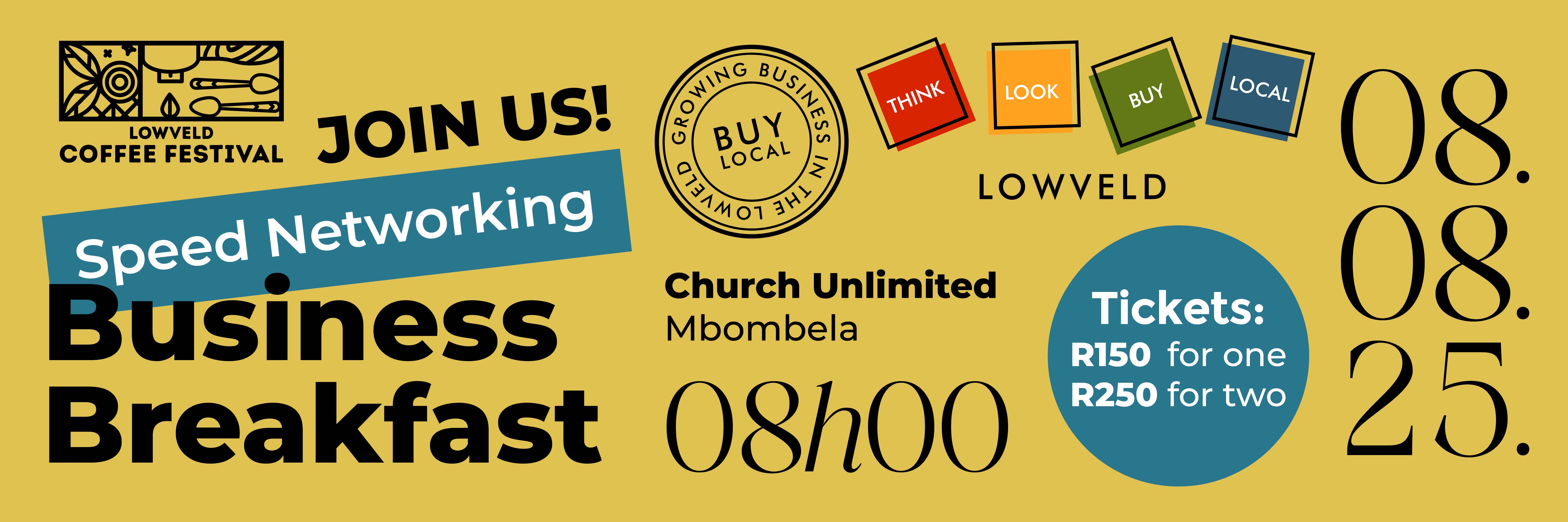 Book tickets for Buy Local Networking Business Breakfast