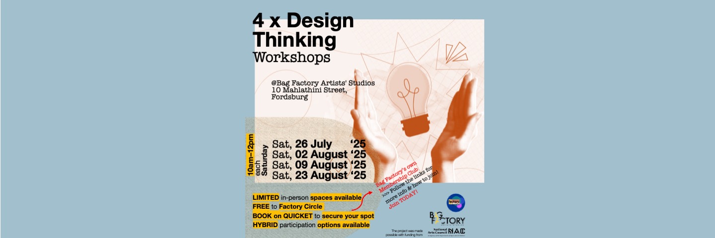 Book tickets for 4 x Design Thinking Workshops