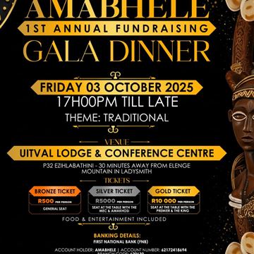 AMABHELE GALA DINNER | Event Booking | FindMy Entertainment