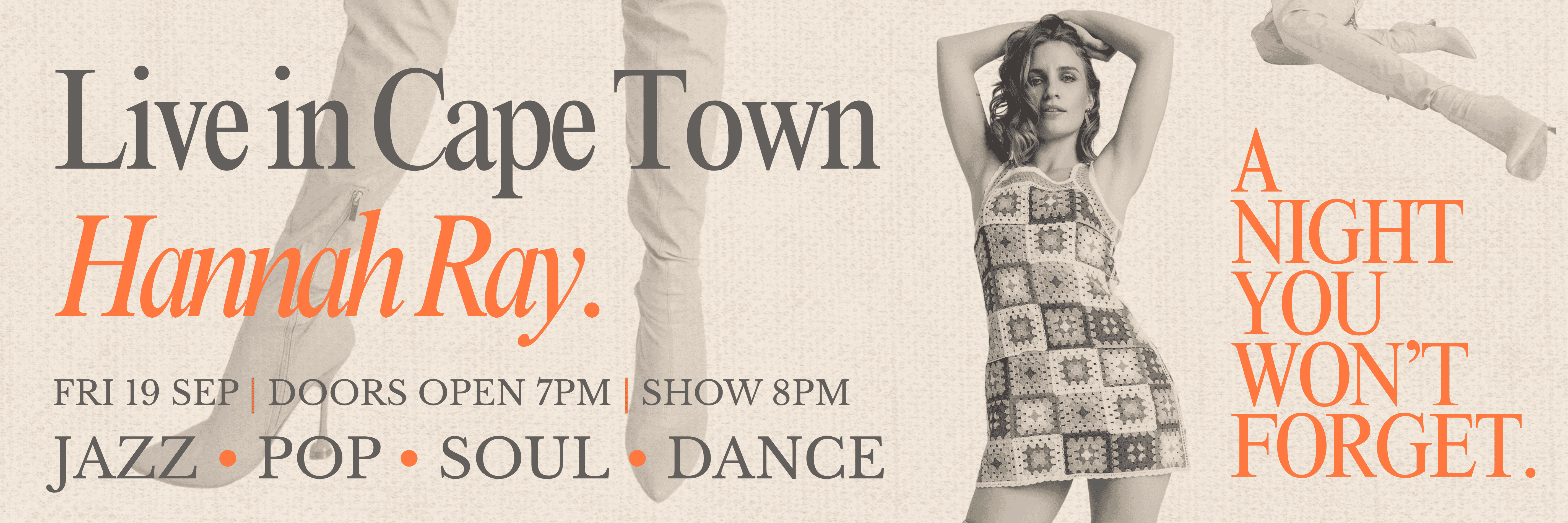 Book tickets for Hannah Ray Live at The Woodstock Hub