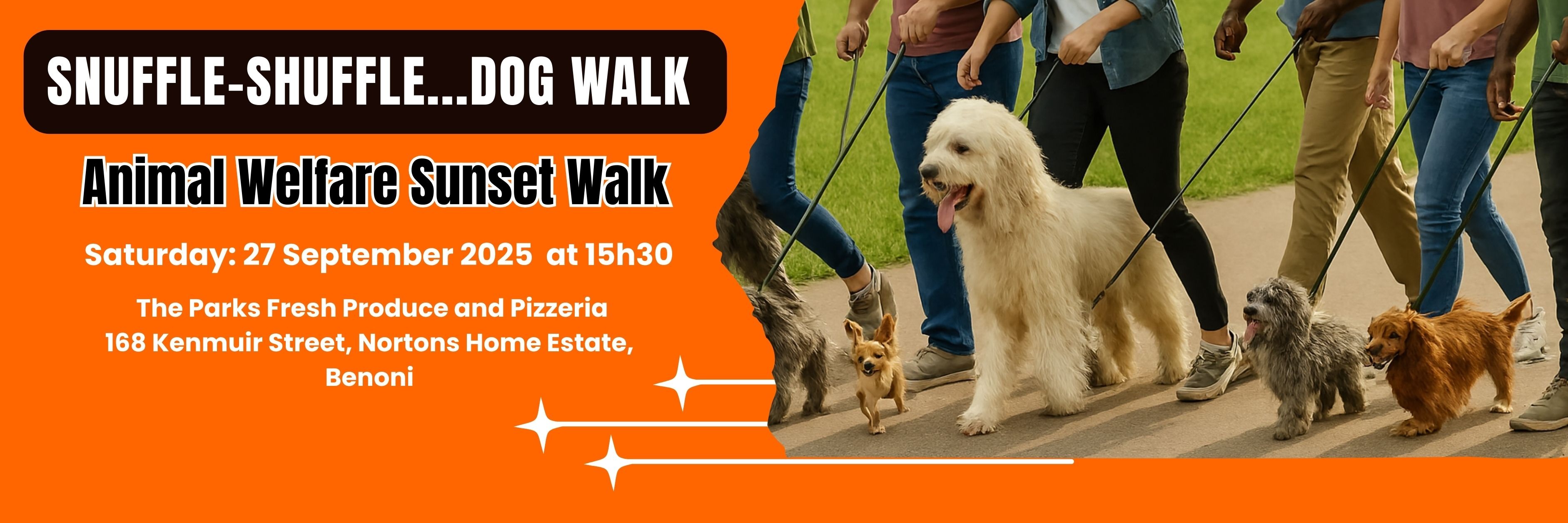 Book tickets for Snuffle-Shuffle Dog Walk