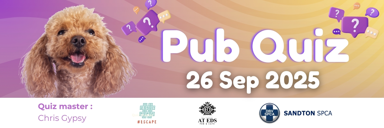 Book tickets for Sandton SPCA Quiz