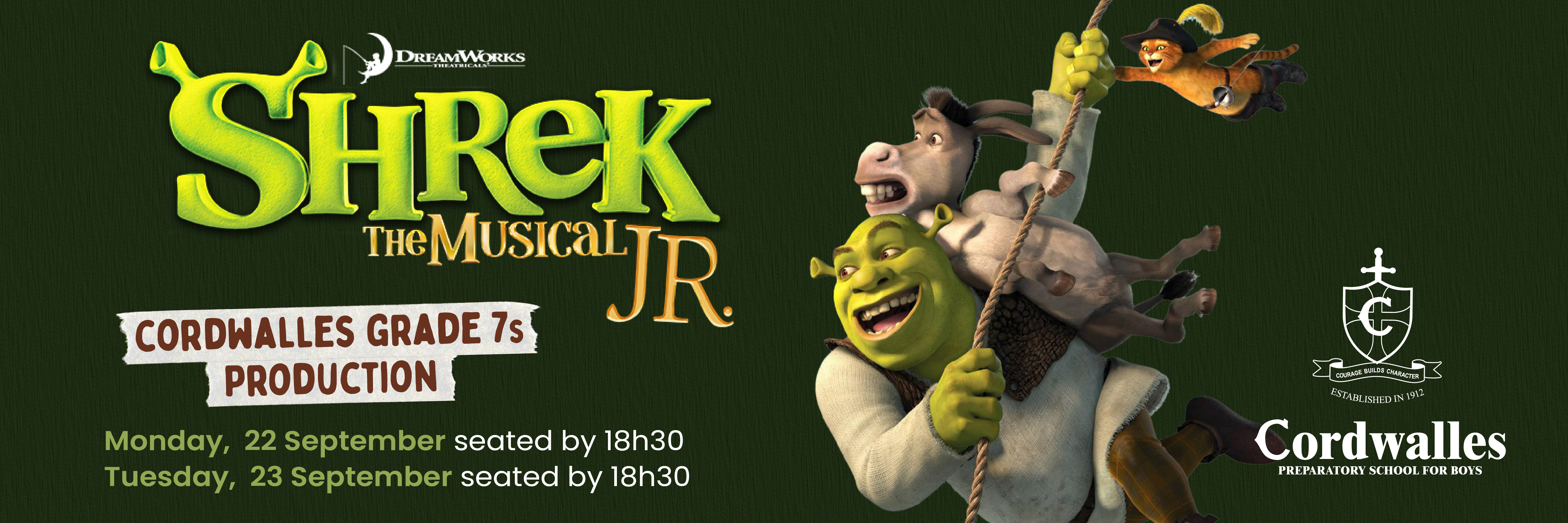 Book tickets for Shrek The Musical JR.