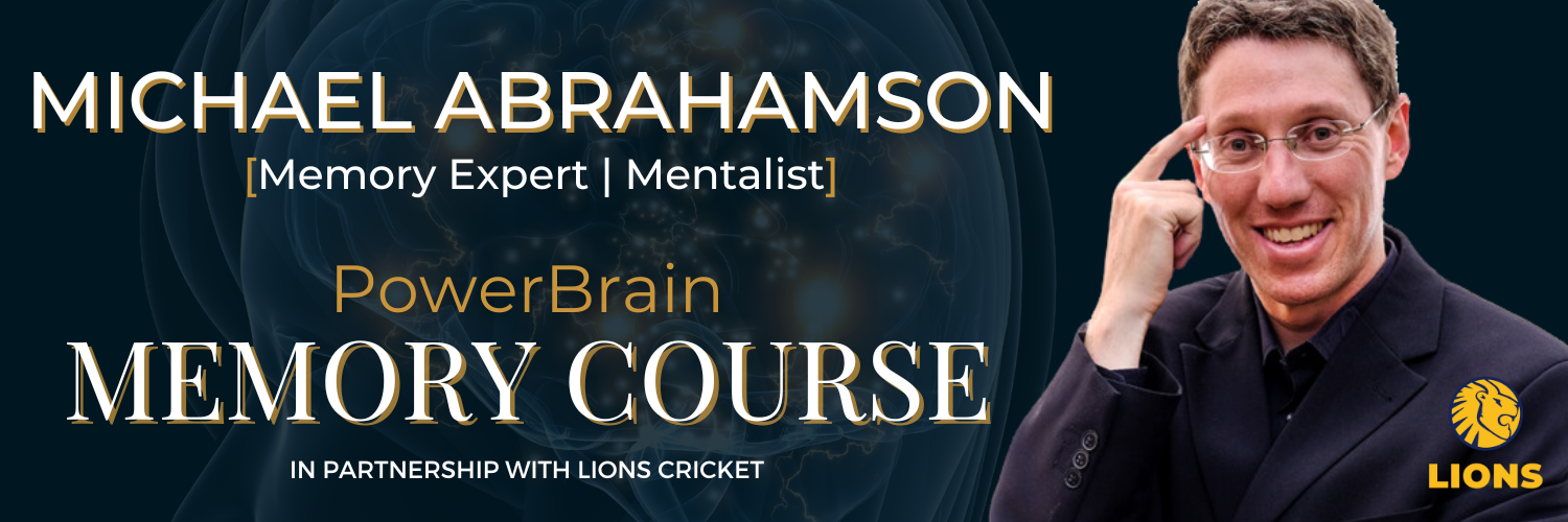 Book tickets for PowerBrain Memory Course with Michael Abrahamson