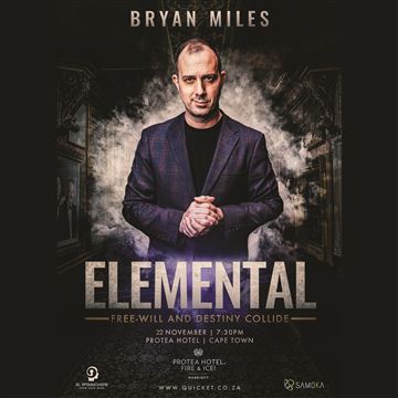 Bryan Miles ELEMENTAL - LIVE in Cape Town at Protea Hotel