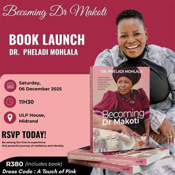 Becoming Dr Makoti Book Launch | Event Booking | FindMy