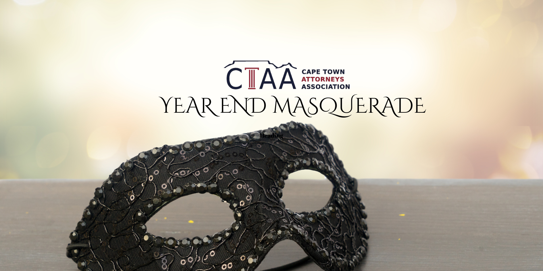 Book tickets for CTAA Year End Masquerade