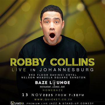 Robby Collins LIVE in Johannesburg at Bazelounge; Da Vinci
