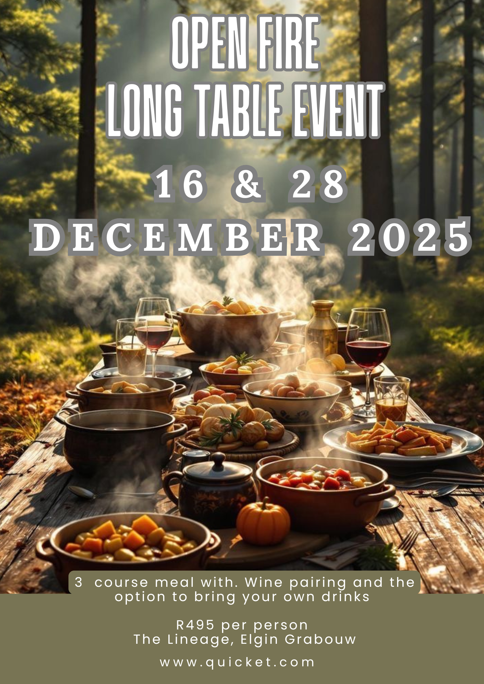 Book tickets for Open Fire Feast- Long Table Event