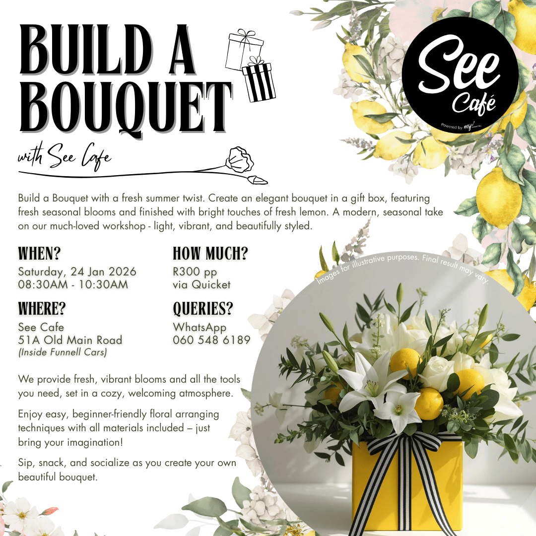 Book tickets for Build a Bouquet @ SEE Cafe