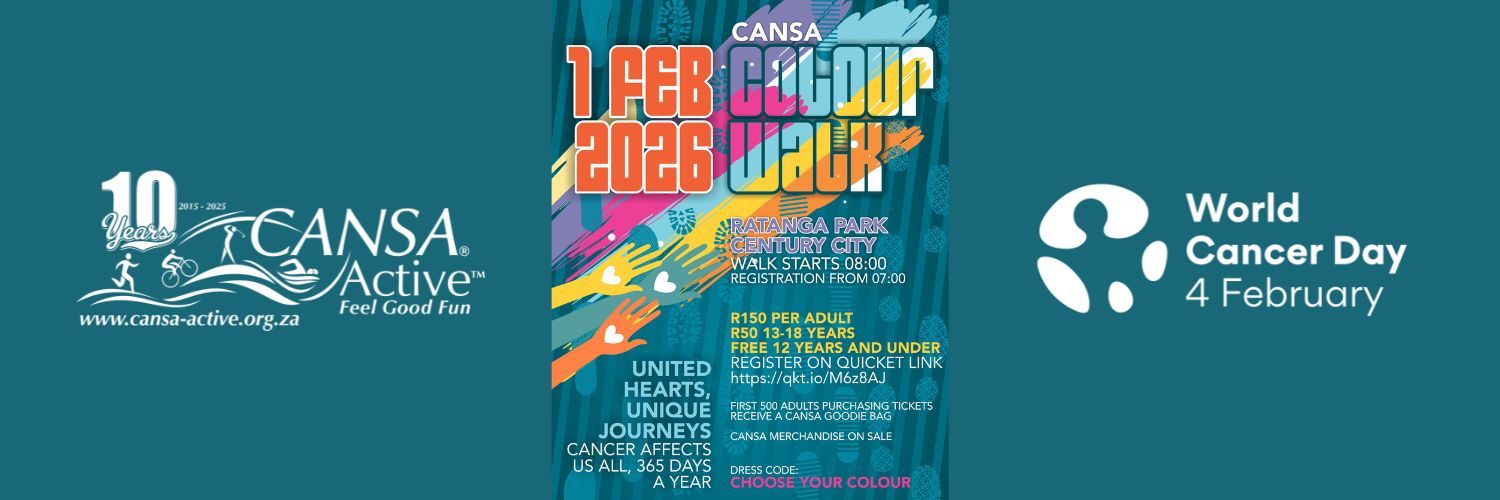 Book tickets for CANSA Colour Walk